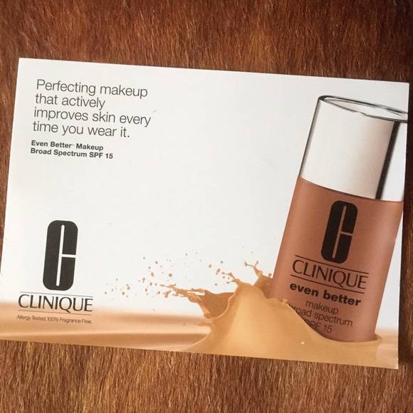 Clinique | Makeup | Clinique Even Better Makeup Foundation Sample ...